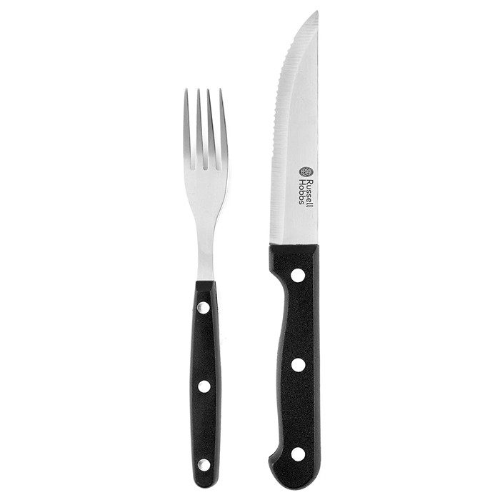 Russell Hobbs 12 Piece Steak Knife and Fork Set | Home & Kitchen ...