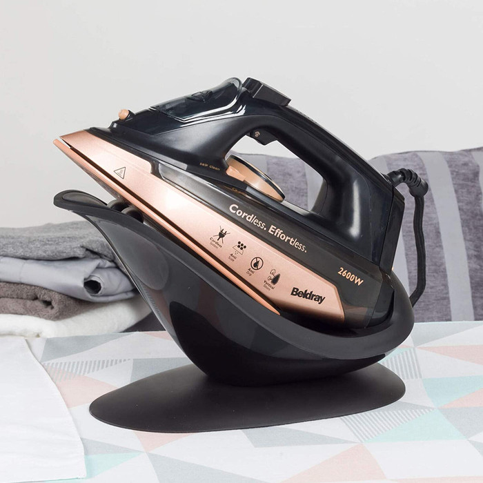 Beldray 2-in-1 Cordless Steam Iron – Rose Gold | Home & Kitchen ...