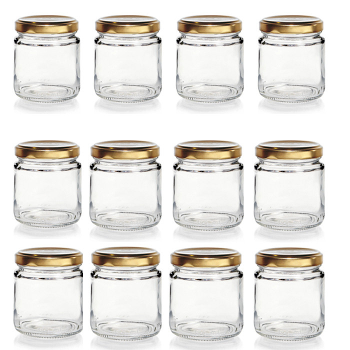 12 x Screw Top Jam Jar, 3oz | Home & Kitchen | Cooking | Preserving ...