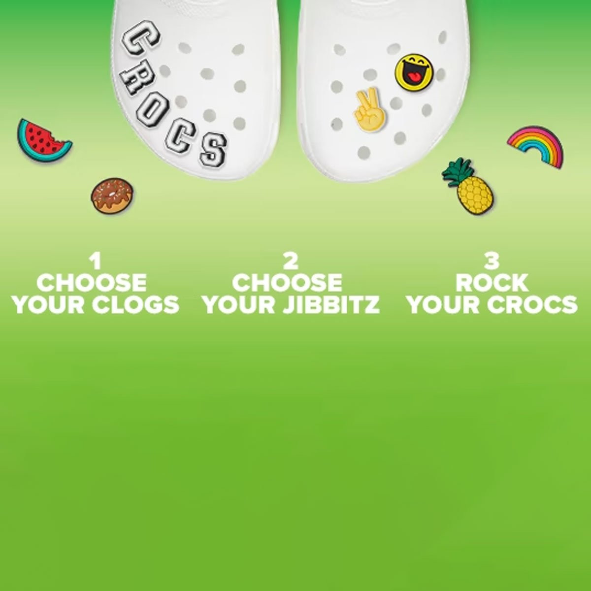 Crocs Jibbitz Charm - Rainbow | Charlies