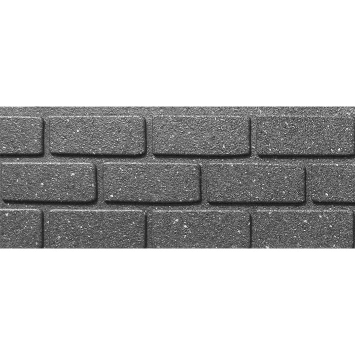 EZ Borders Ultra Curve Rubber Brick Border Edging, Grey - 15cm x 1.2m ...