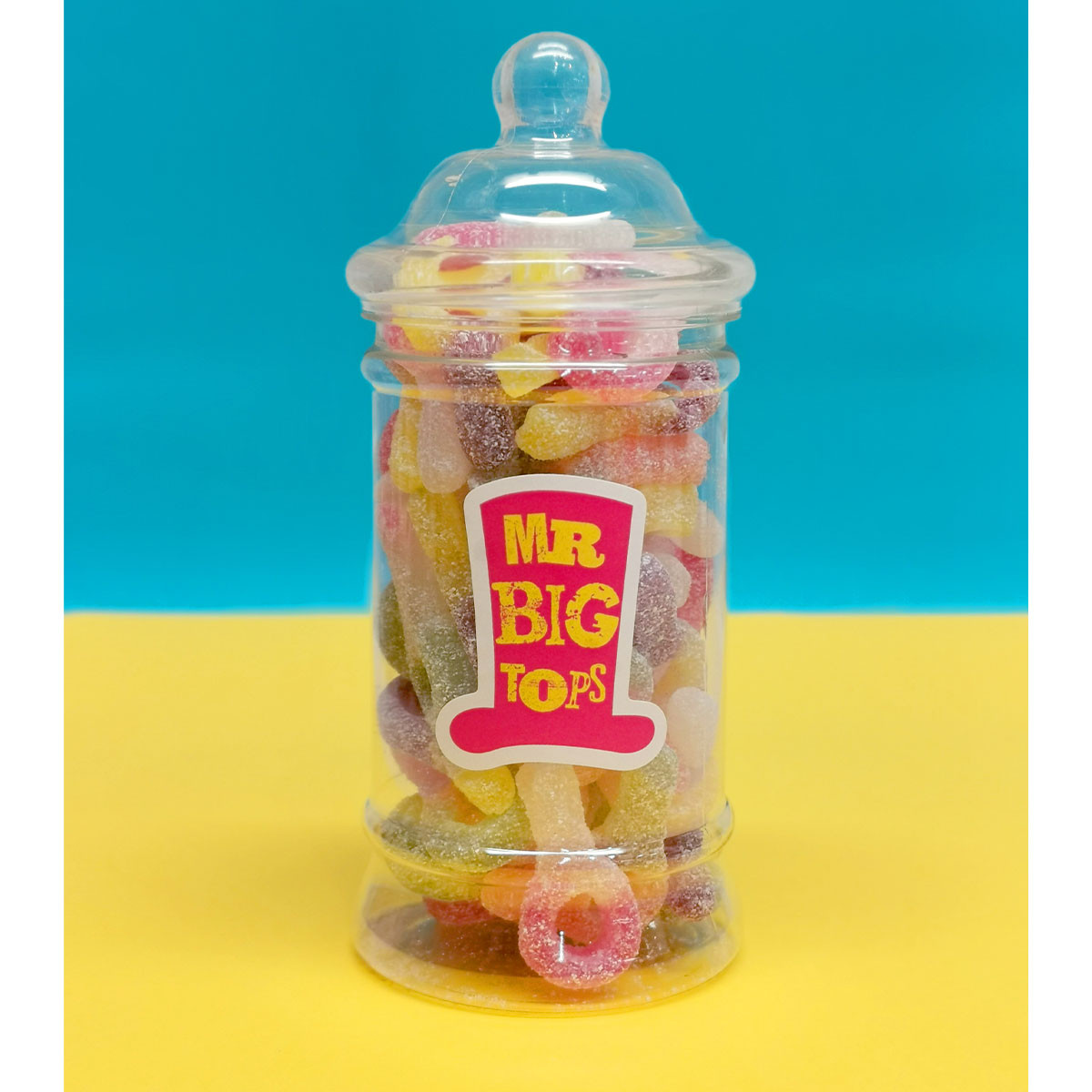 Mr Big Tops Jar of Fizzy Dummies Sweets – 500ml | Charlies