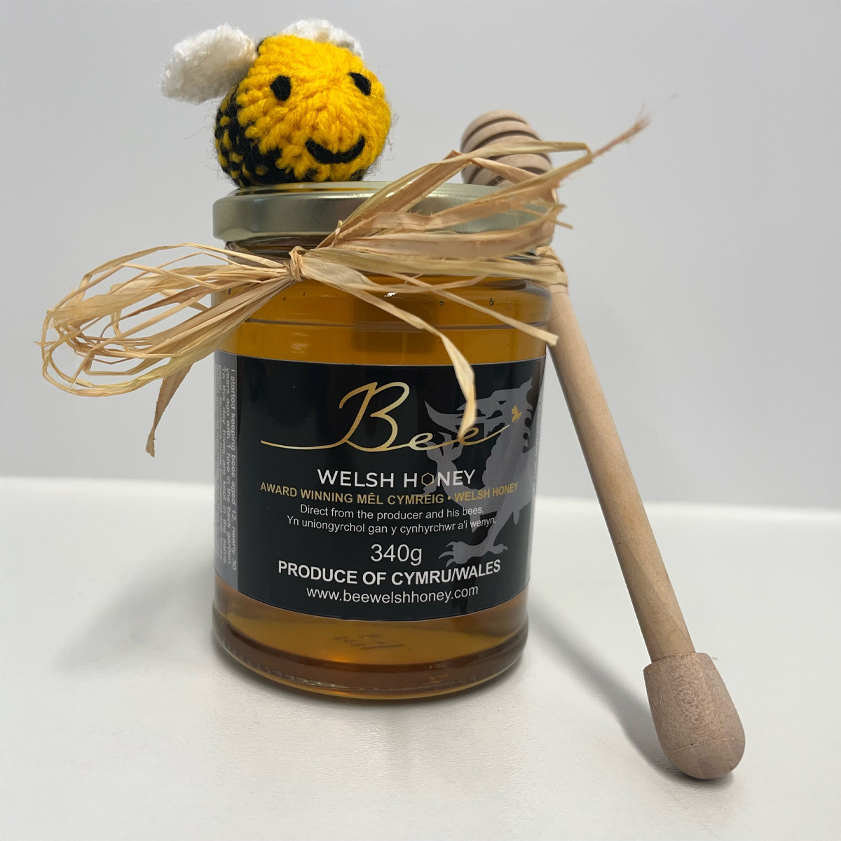 Welsh Honey with Honey Dipper Gift Set | Charlies