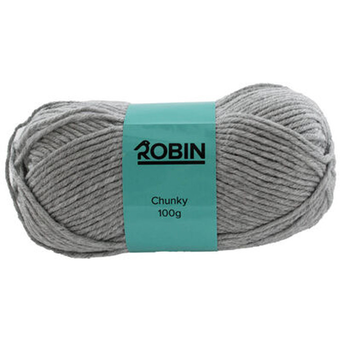 Robin Chunky Wool, 140m - Silver | Charlies