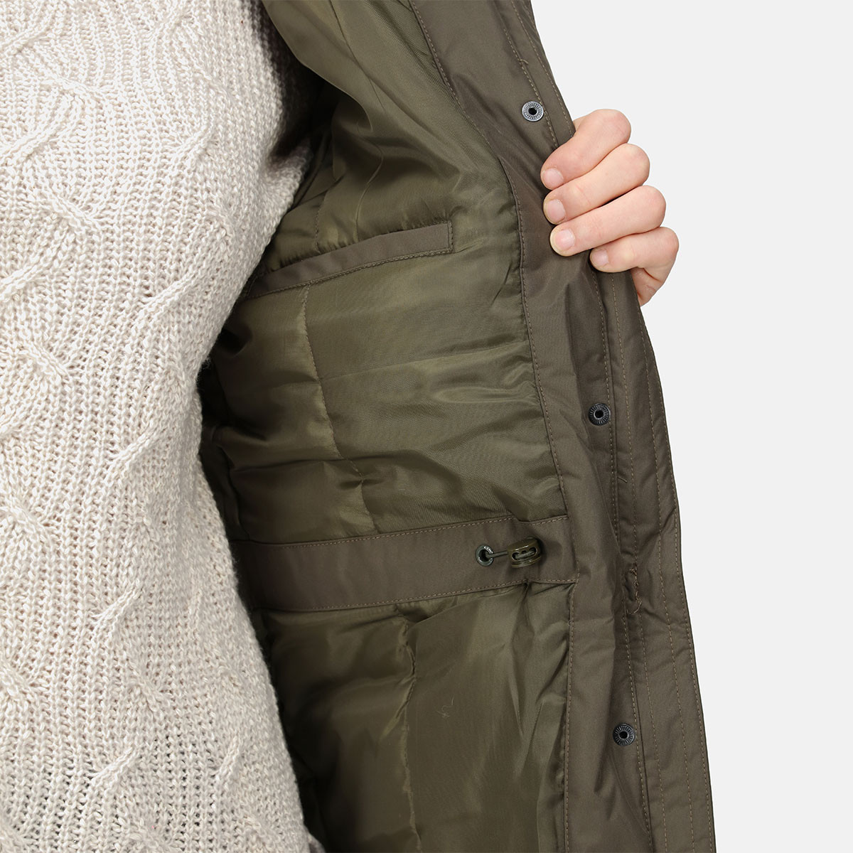 Regatta Women's Sabinka Waterproof Parka Jacket – Dark Khaki | Charlies
