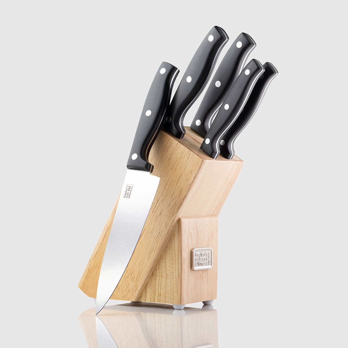 Taylors Eye Witness Kitchen Knife & Knife Block Set – 5 Piece | Charlies