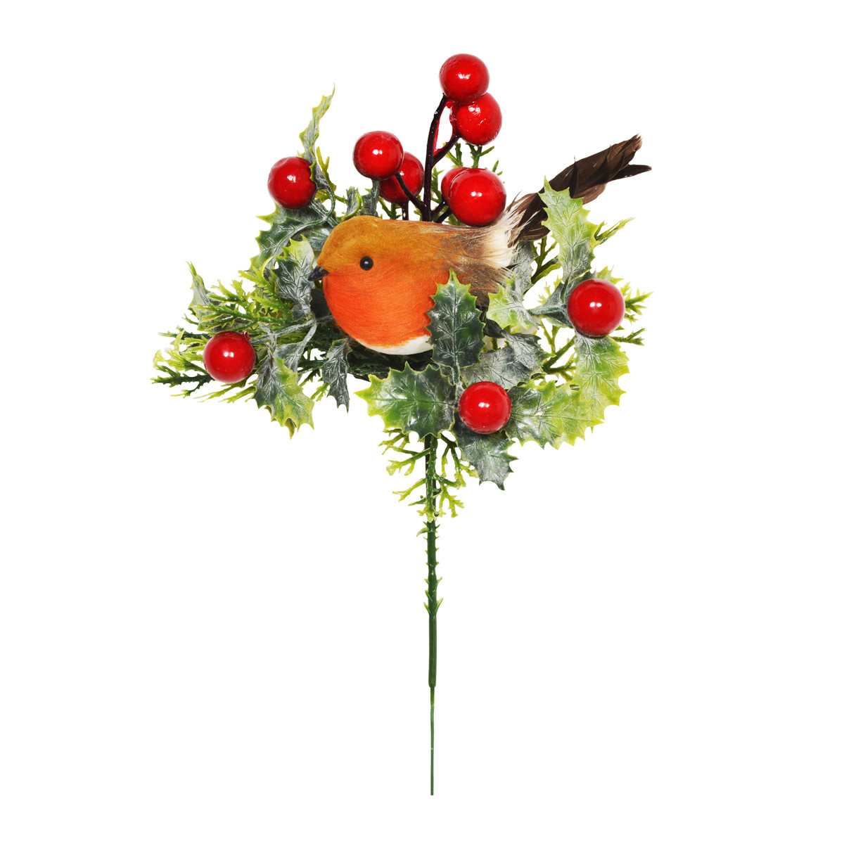 Robin Foliage Pick - 20cm | Charlies