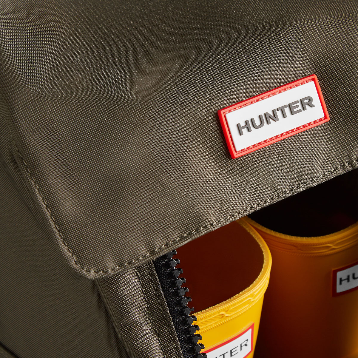 Hunter Original Short Boot Bag – Dark Olive | Charlies