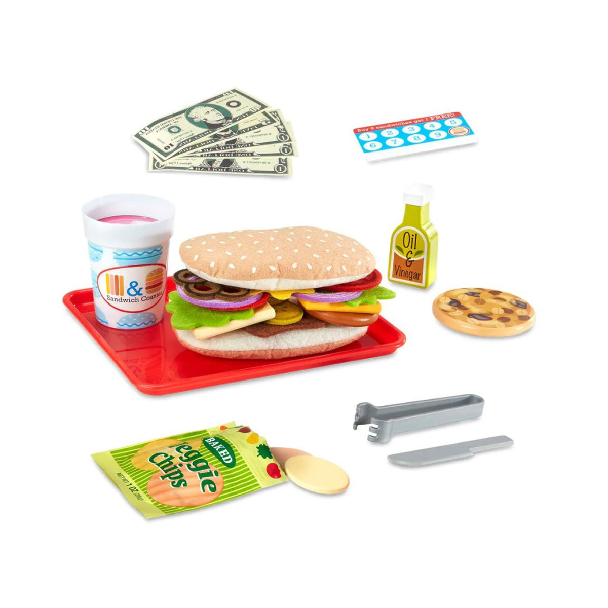 Melissa & Doug Slice & Stack Sandwich Counter | Charlies
