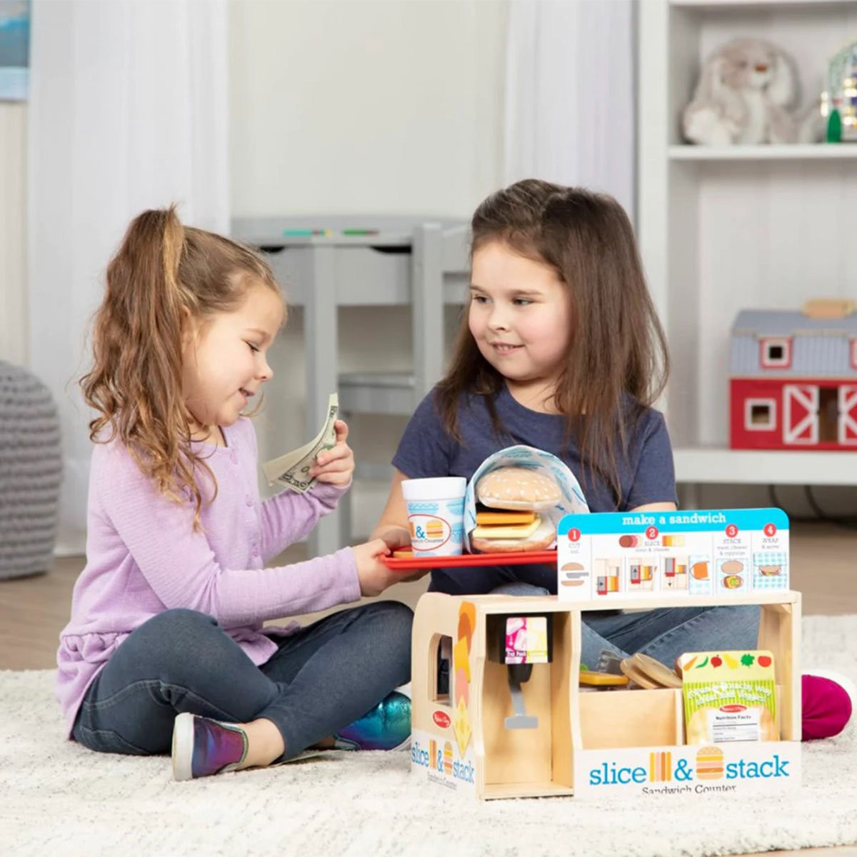 Melissa & Doug Slice & Stack Sandwich Counter | Charlies