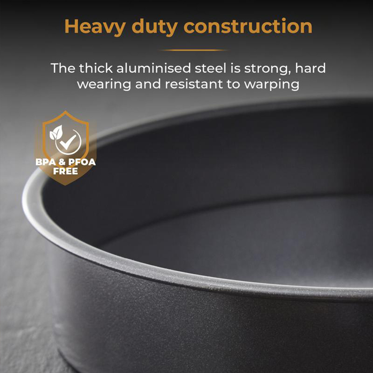 Precision Plus Non-Stick Loose Base Sandwich Tin - 15cm
