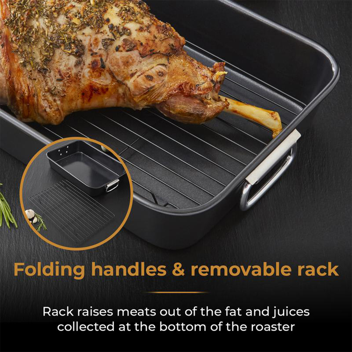 Precision Plus Roaster with Rack | Charlie
