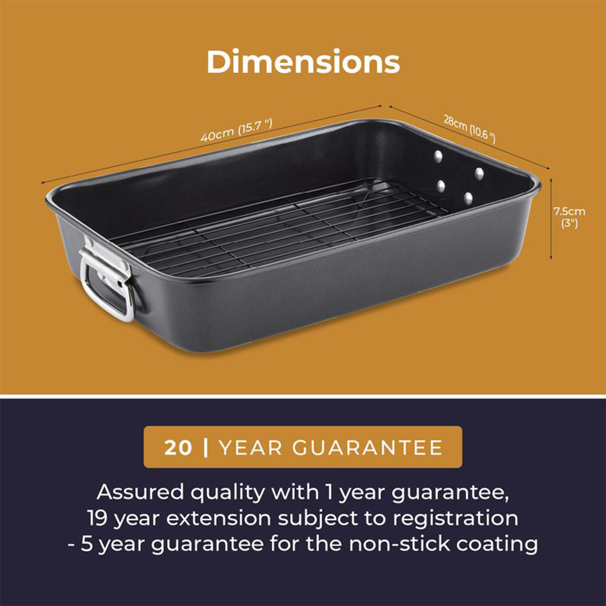Precision Plus Roaster with Rack | Charlie