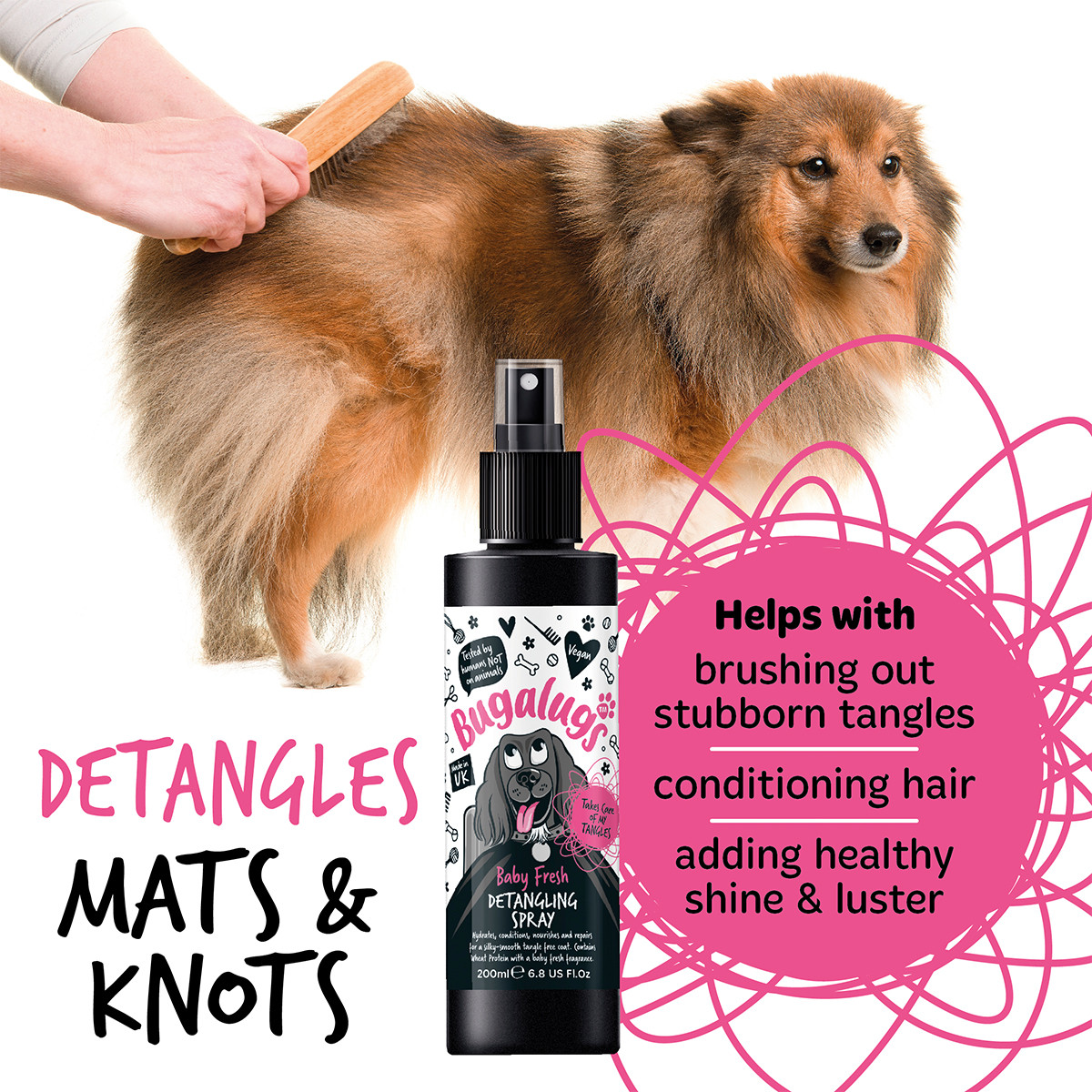Bugalugs Baby Fresh Detangling Spray - 200ml | Charlies