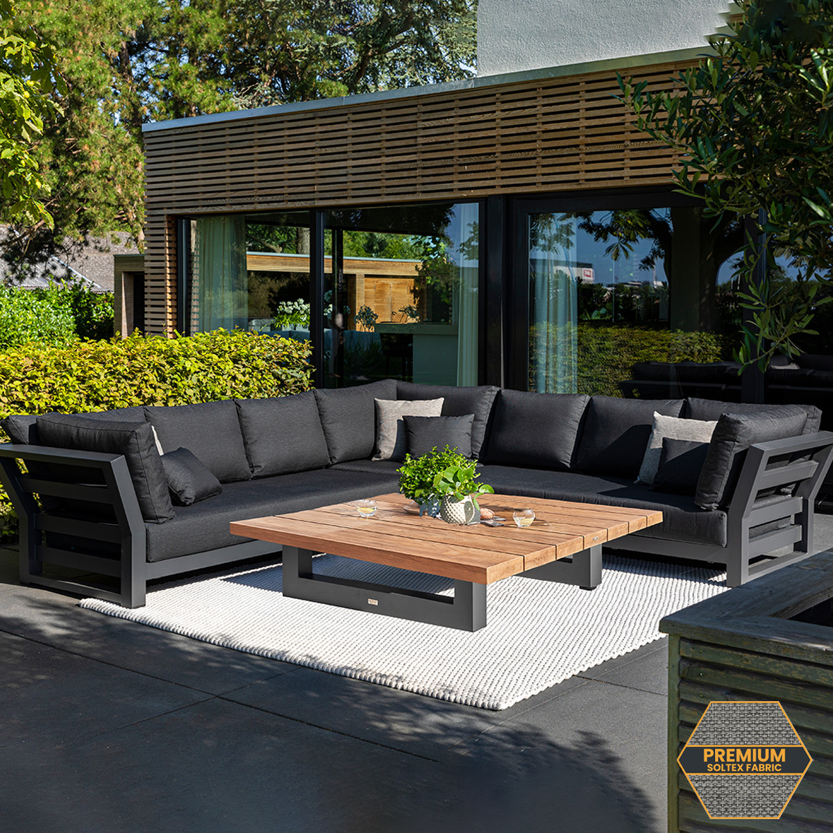 Life Nevada 7 Seater Corner Lounge Garden Furniture Set | Charlies