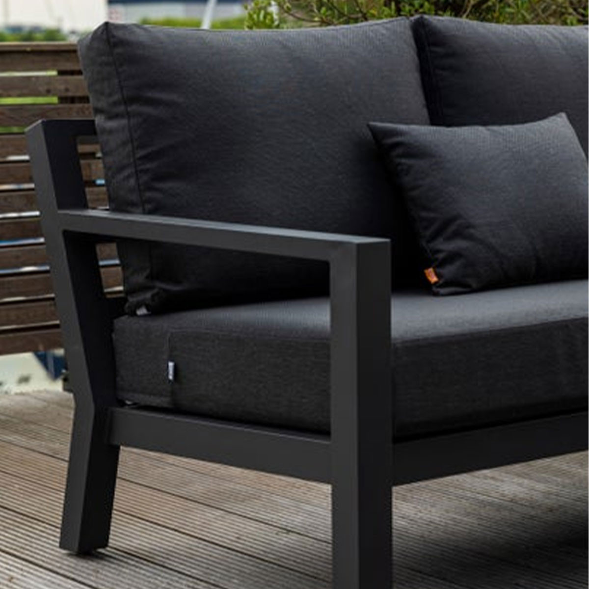 Life Timber 6 Seater Corner Lounge Garden Furniture Set - Graphite ...