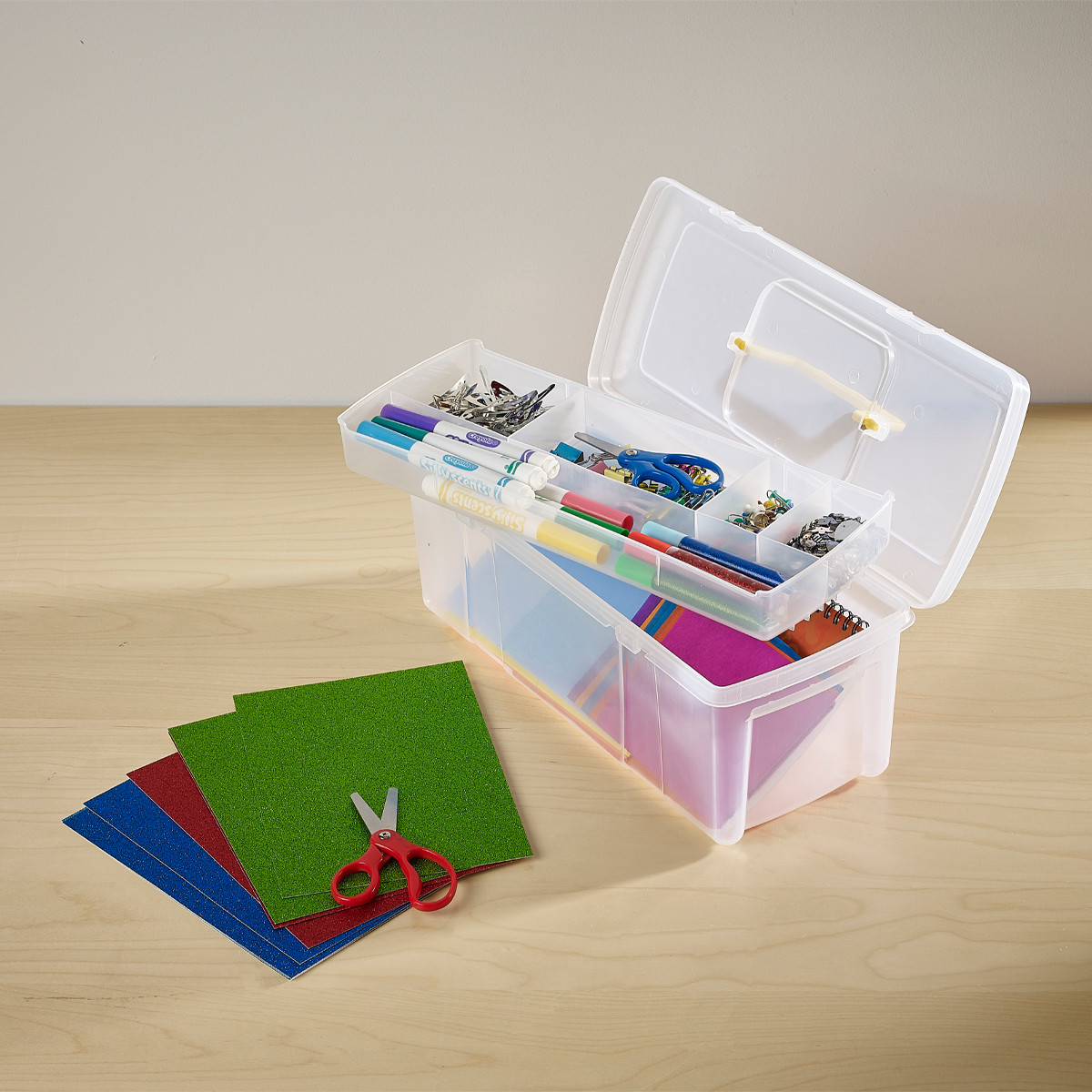 Whitefurze 5L Clear Utility Storage Box | Charlies