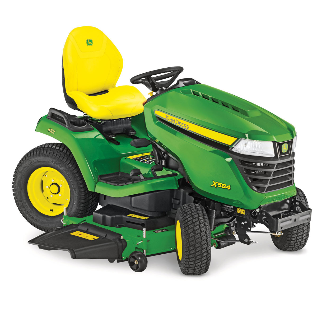 John Deere X584 54" Accel Deck Ride-On Lawn Mower | Charlies