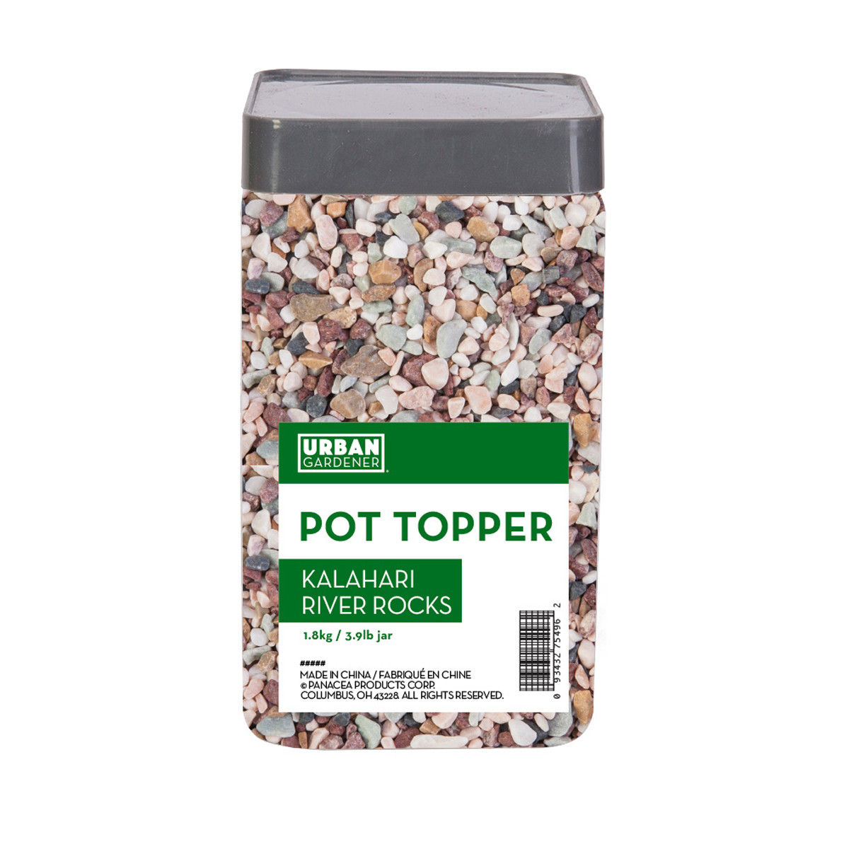Plant Pot Toppers - Kalahari River Rocks, 1.8kg | Charlies
