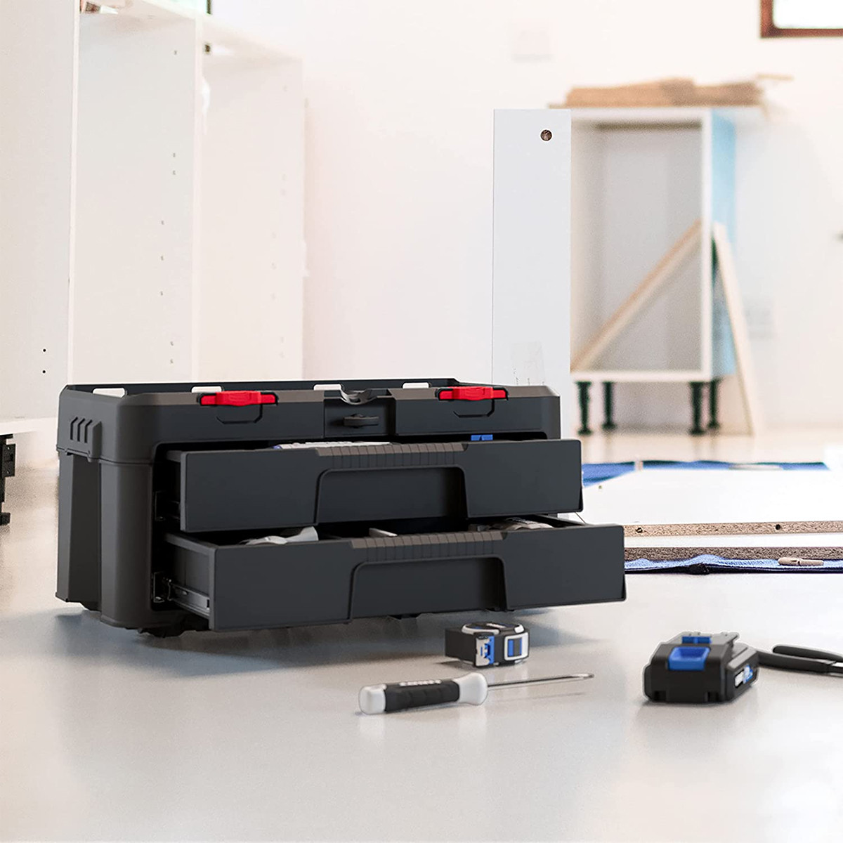 Keter Stack N' Roll 2 Drawer Unit - 19in | Charlies