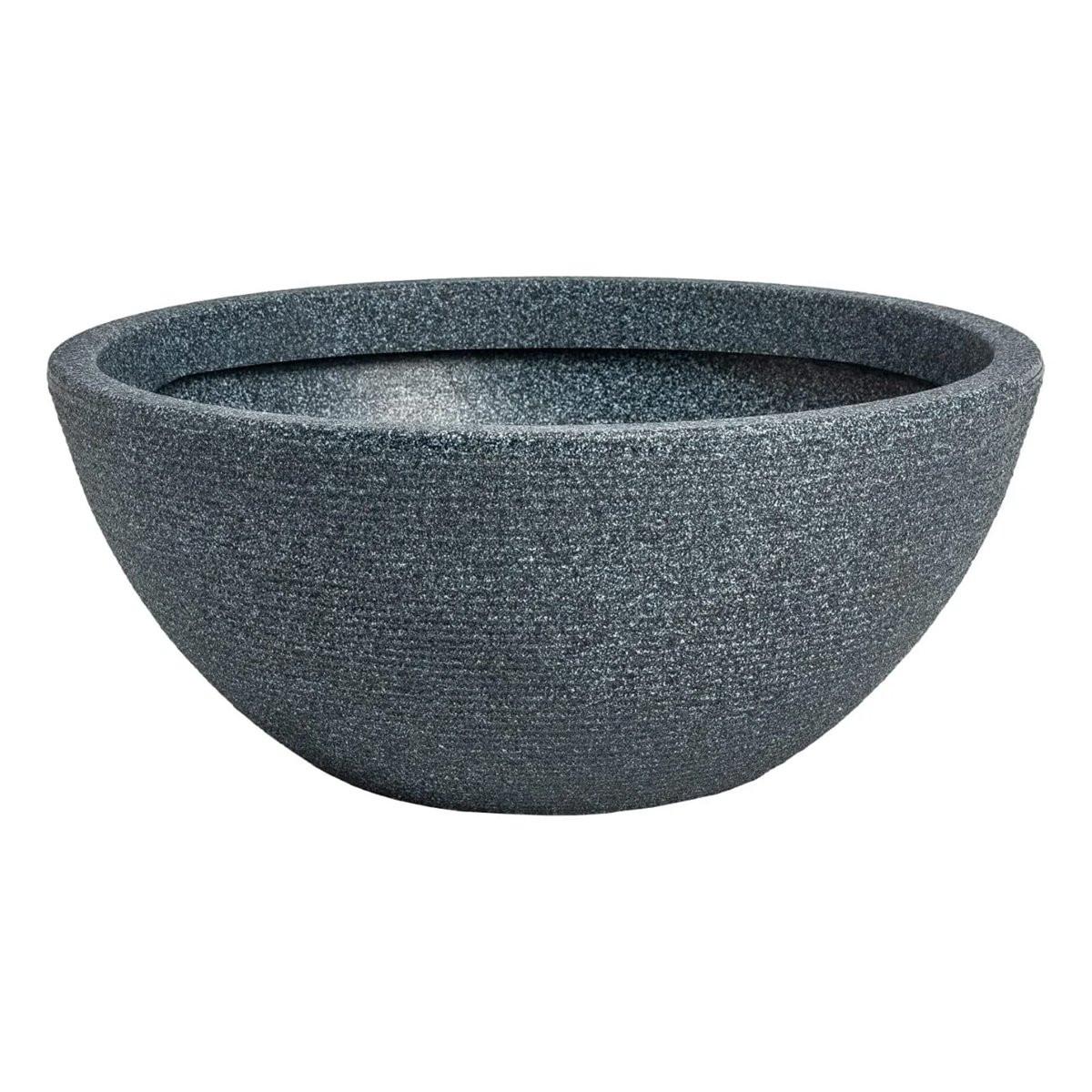 Strata Valencia Bowl Planter, Ash - 40cm | Charlies