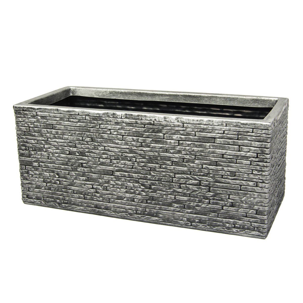 Strata Slate Trough Planter, Pewter - 60cm | Charlies