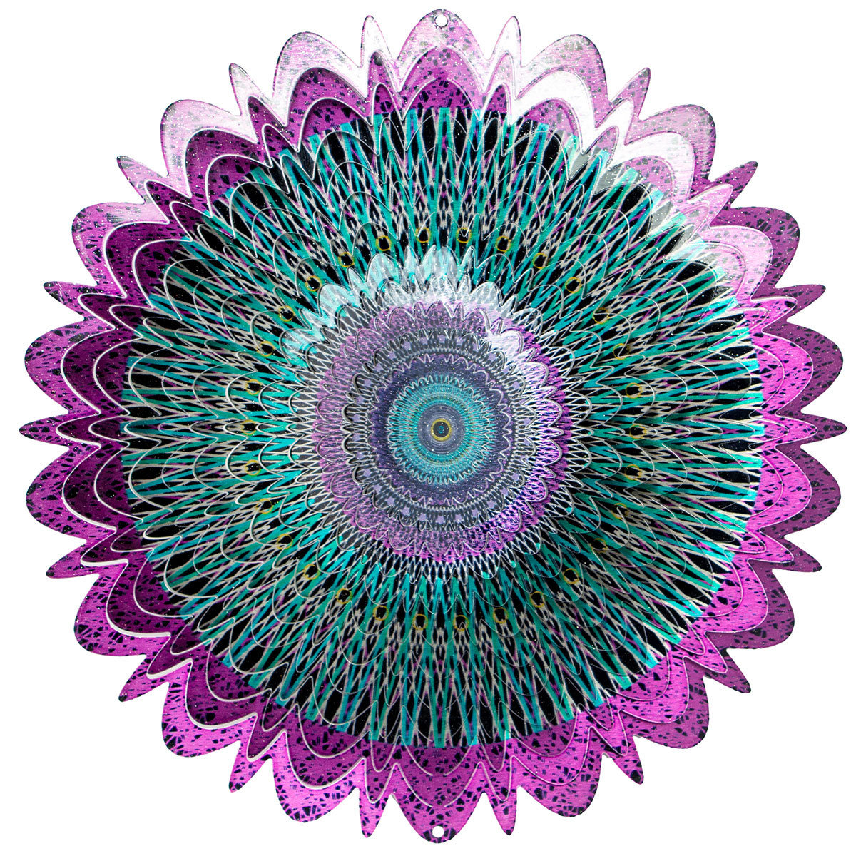 Spin Art Mandala Galactic Wind Spinner | Charlies
