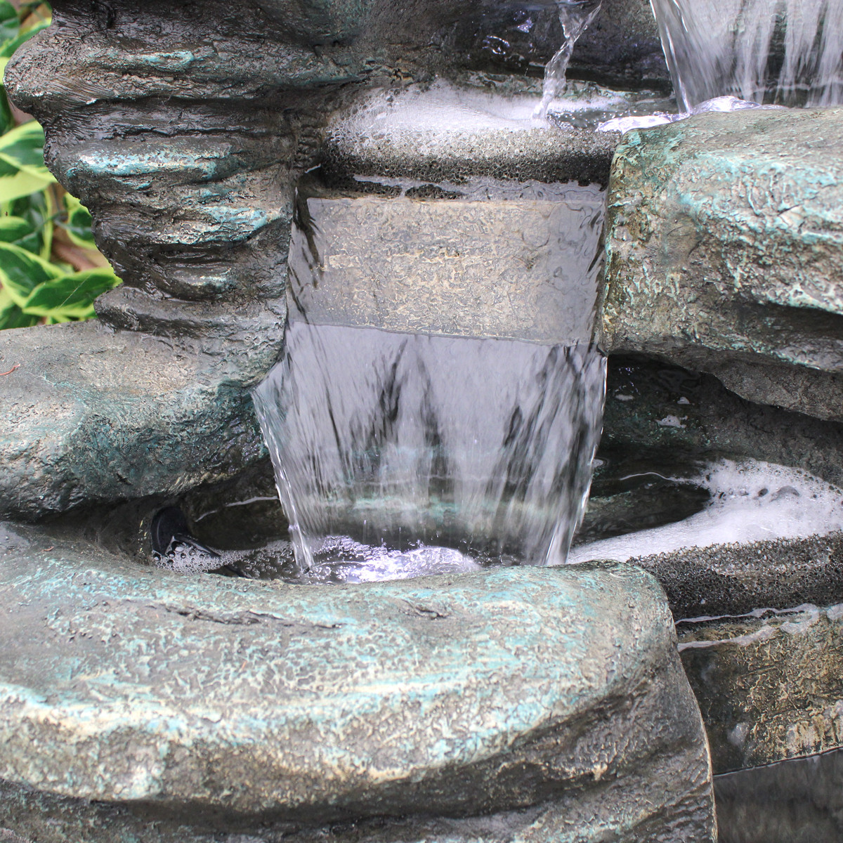 Lumineo 4-Tier Rock Waterfall Water Feature | Charlies