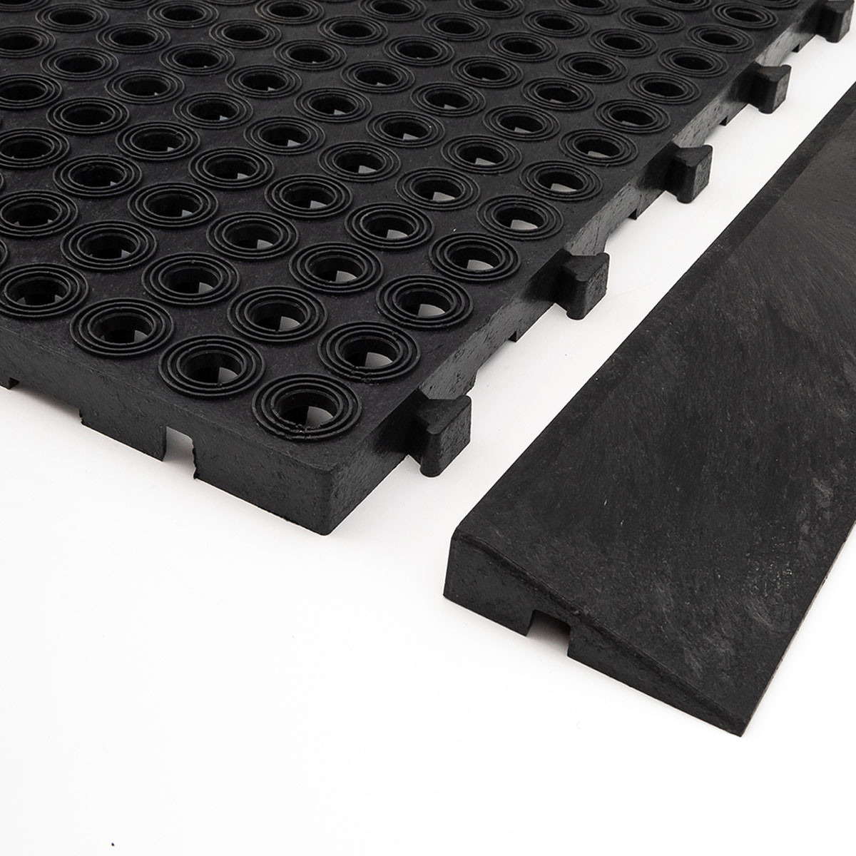 EASYtile Indoor Extreme Interlocking Tile Edging Pack, Pack of 2 | Charlies