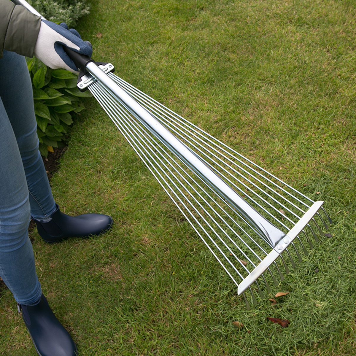 Wilkinson Sword 1111219W Adjustable Lawn Rake | Charlies