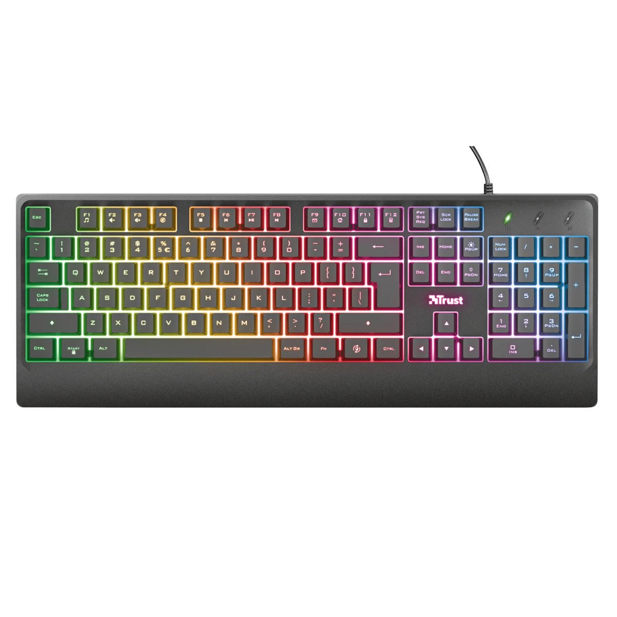 Trust Ziva Rainbow LED Gaming Keyboard | Charlies