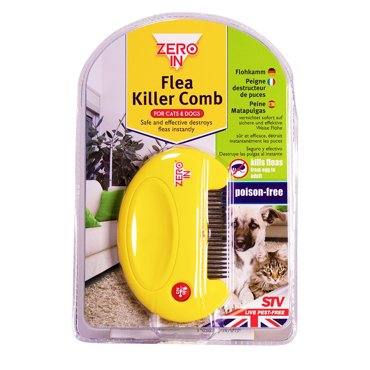 Zero In Flea Killer Comb | Charlies