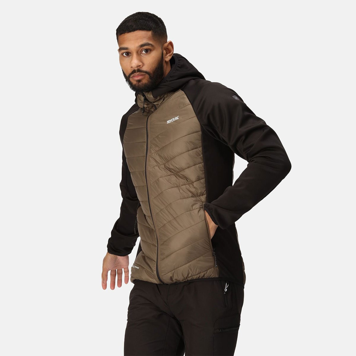 Regatta Men's Andreson VIII Hybrid Quilted Jacket - Crocodile/Black ...