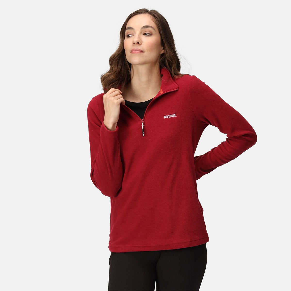 Regatta Women's Sweethart Quarter Zip Fleece - Rumba Red | Charlies