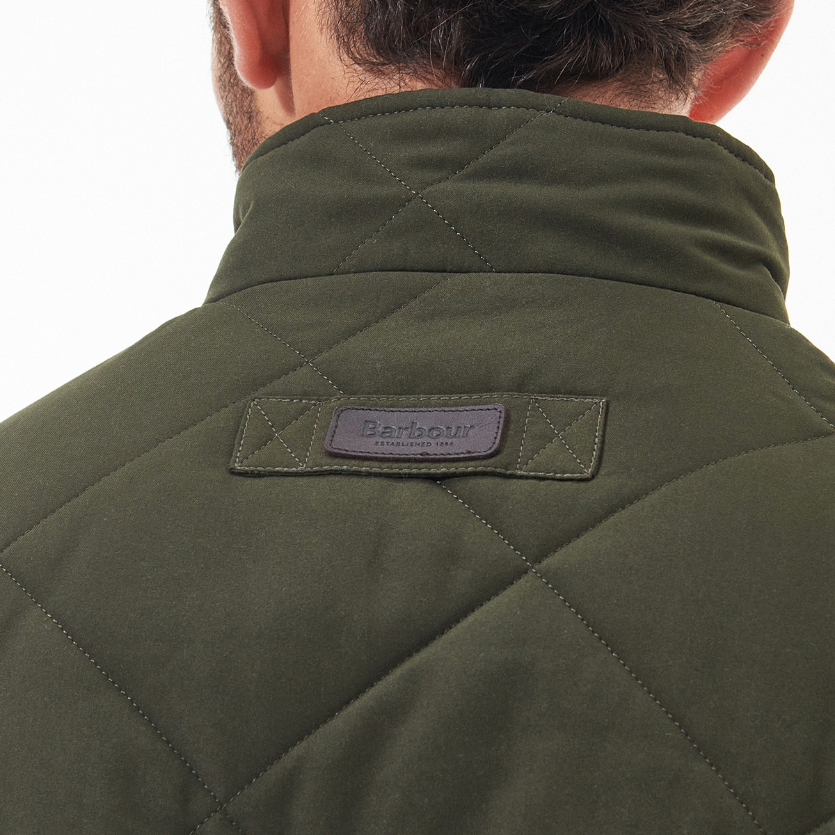 Barbour Men's Hybrid Quilted Fleece Jacket - Olive | Charlies
