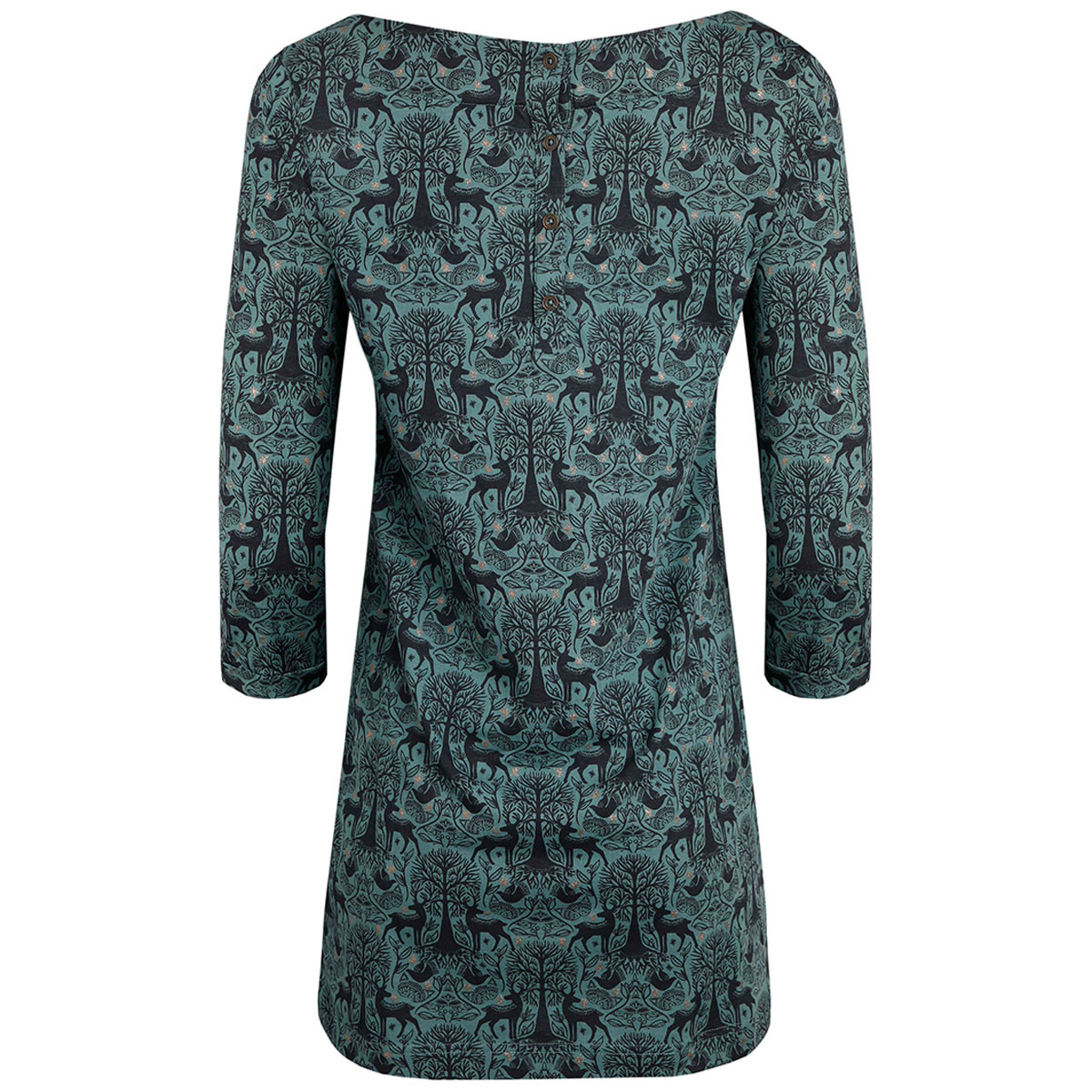Weird Fish Women's Dandy Sparkle Jersey Tunic - Stone Blue | Charlies
