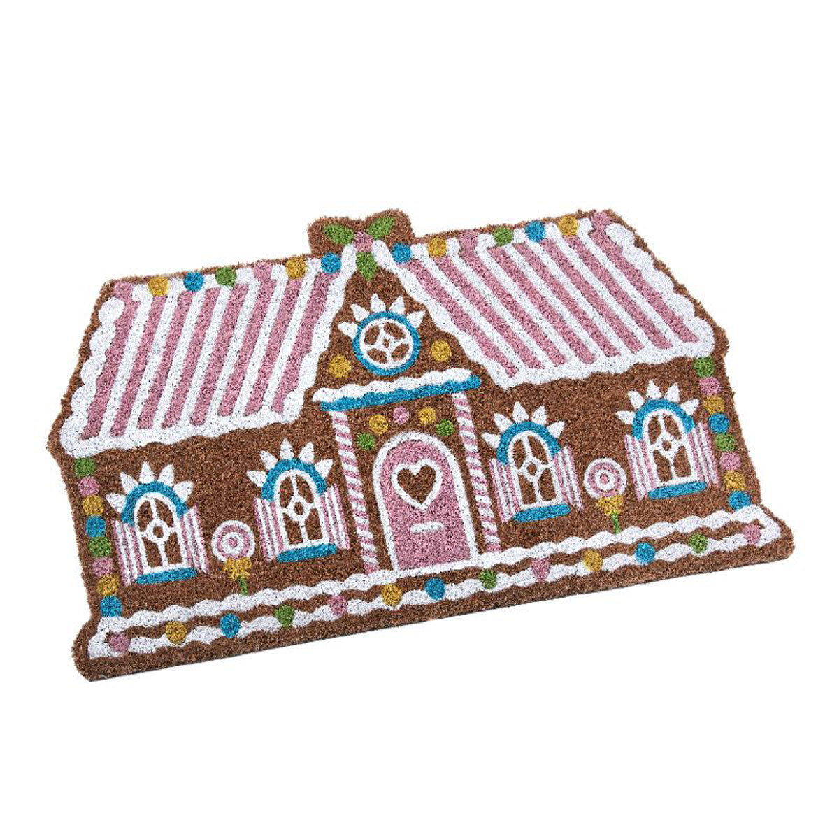 Three Kings Coir Gingerbread House Doormat - 75cm x 40cm | Charlies