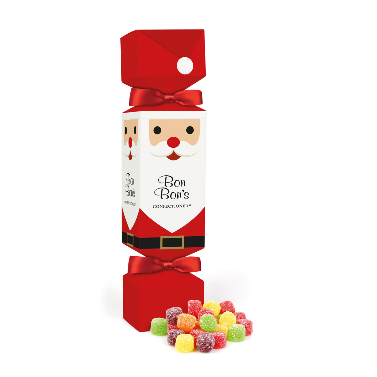 Bon Bon's Filled Santa Christmas Cracker - Jelly Dots | Charlies