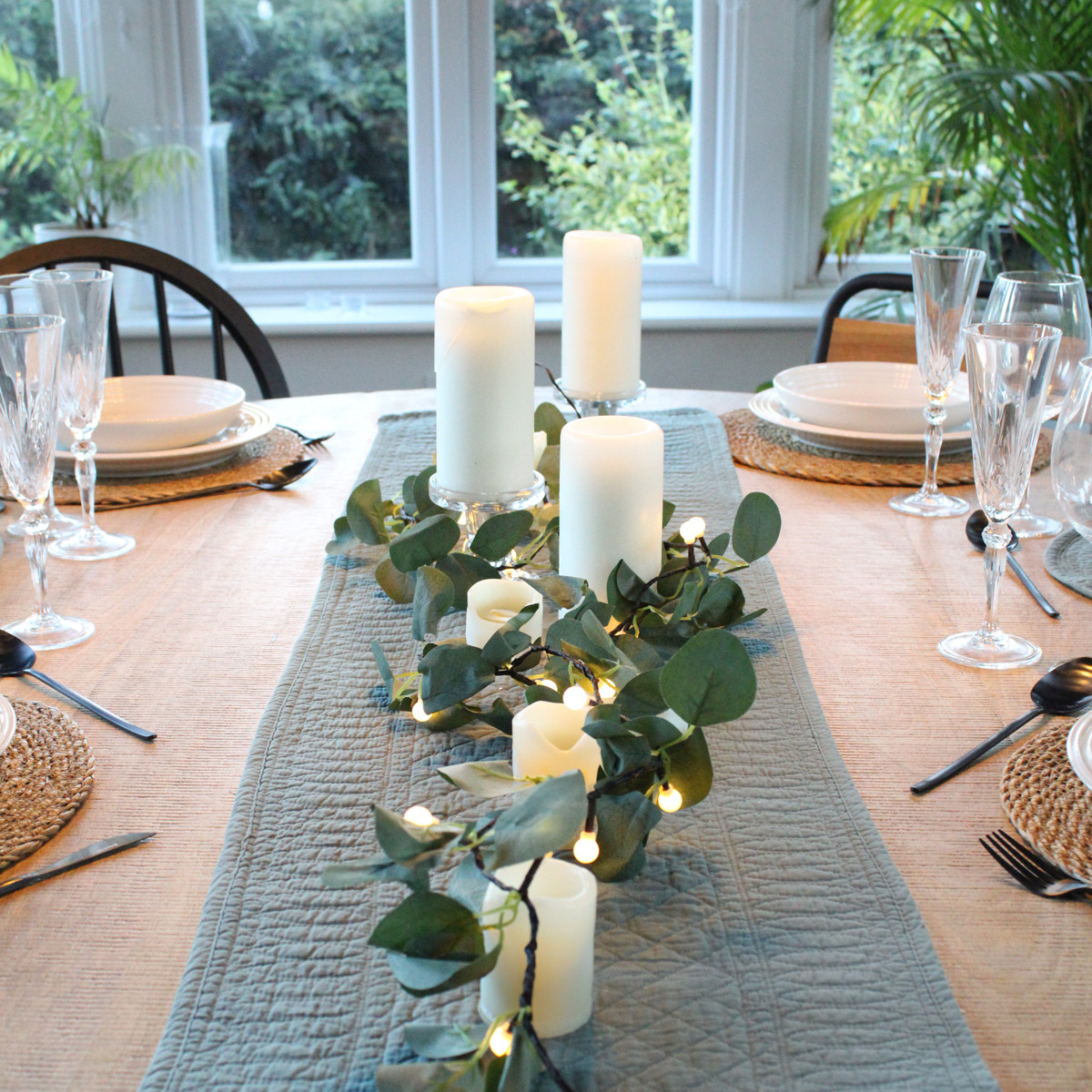 Premier 1.8m Pre-Lit Eucalyptus Christmas Garland | Charlies