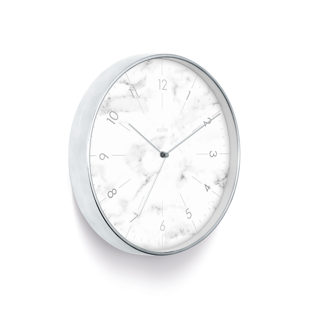 Acctim Webster Clock - Chrome | Charlies