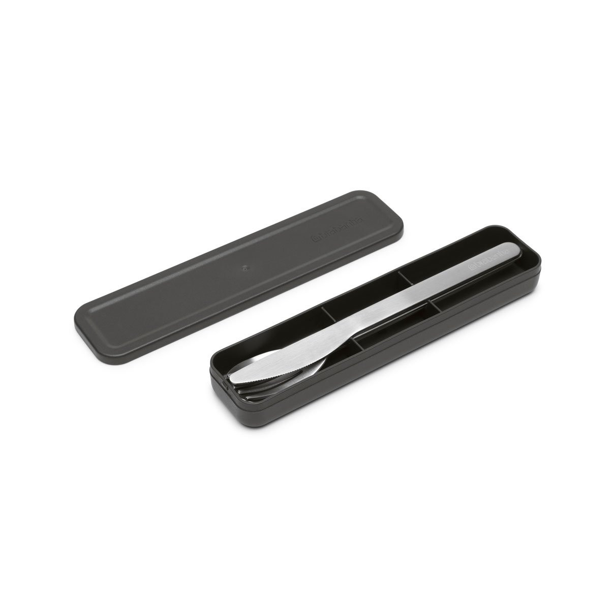Brabantia Make & Take Cutlery Set, 3 Piece - Dark Grey | Charlies