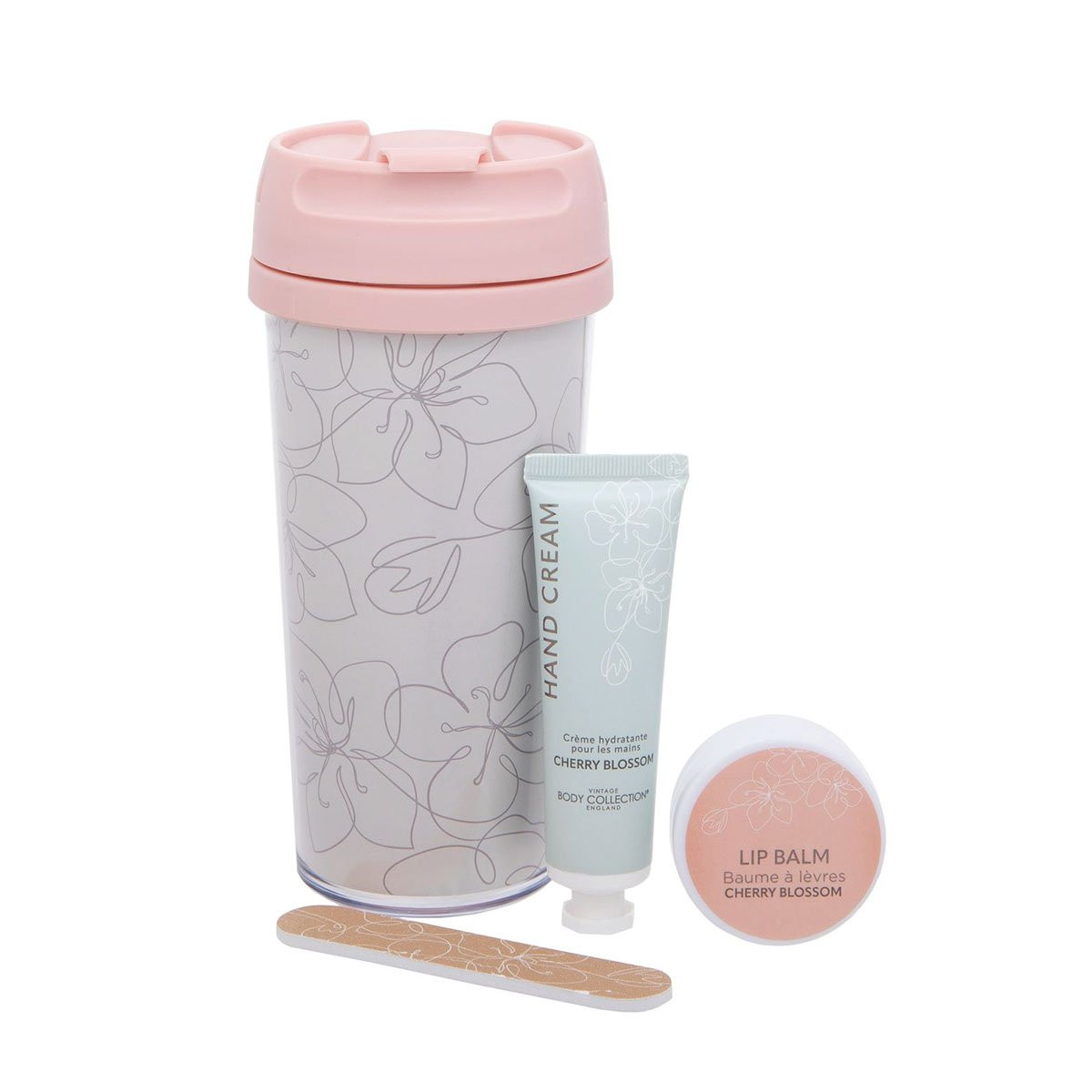 Vintage Body Collection England Cherry Blossom, Travel Mug Gift Set ...