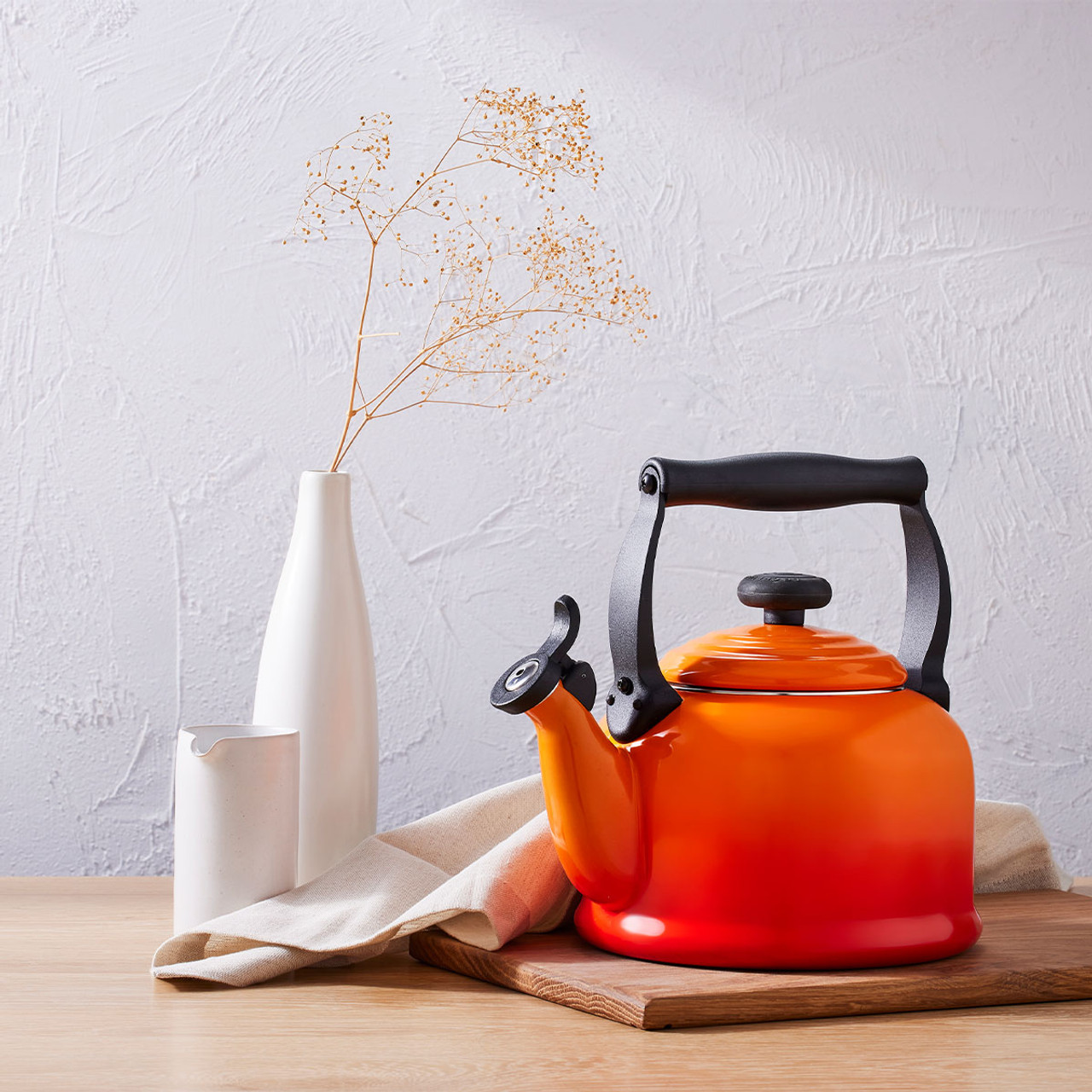 Le Creuset Traditional Stovetop Kettle, 2.1L - Volcanic | Charlies Le Creuset Traditional Stovetop Kettle, 2.1L - Volcanic | Charlies