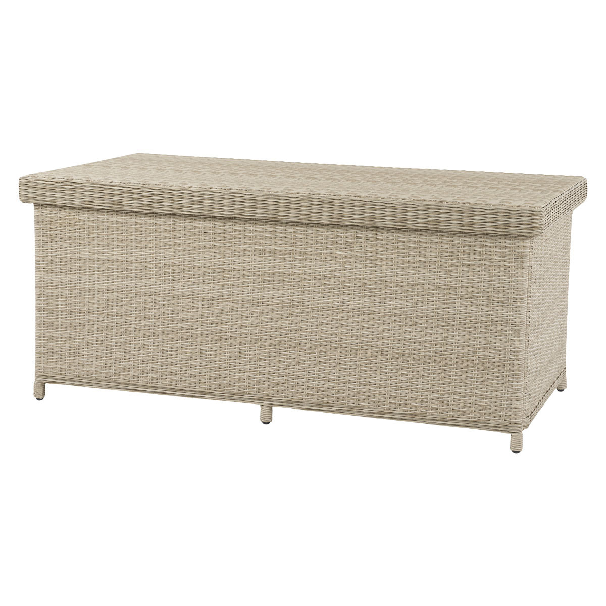 Bramblecrest Chedworth Rattan Cushion Box with Weatherproof Liner ...