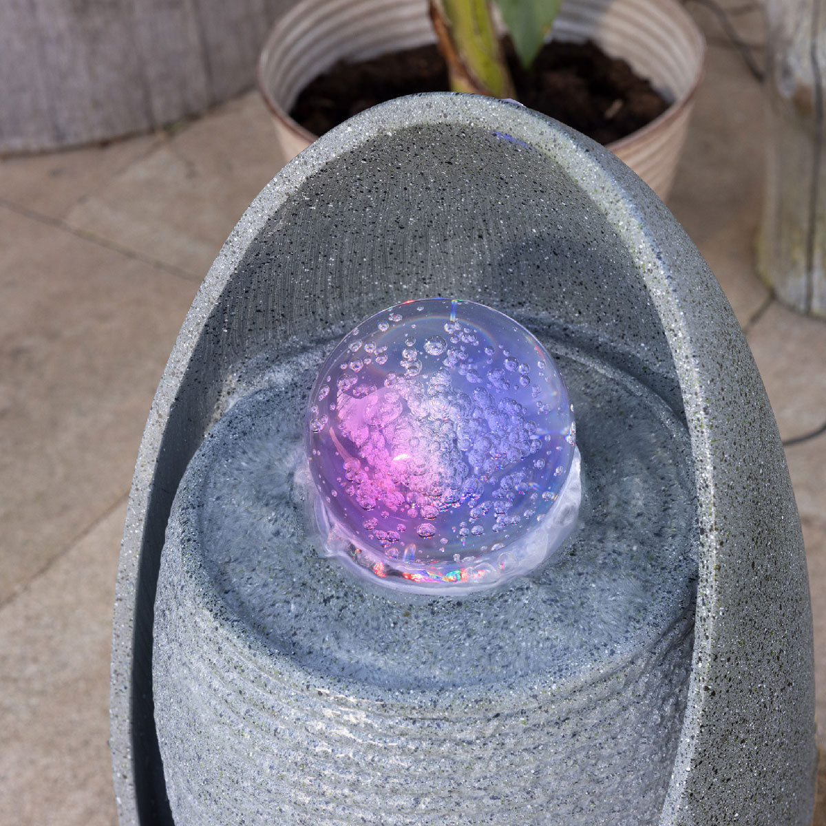 Lumineo Oval LED Sphere Water Feature | Charlies