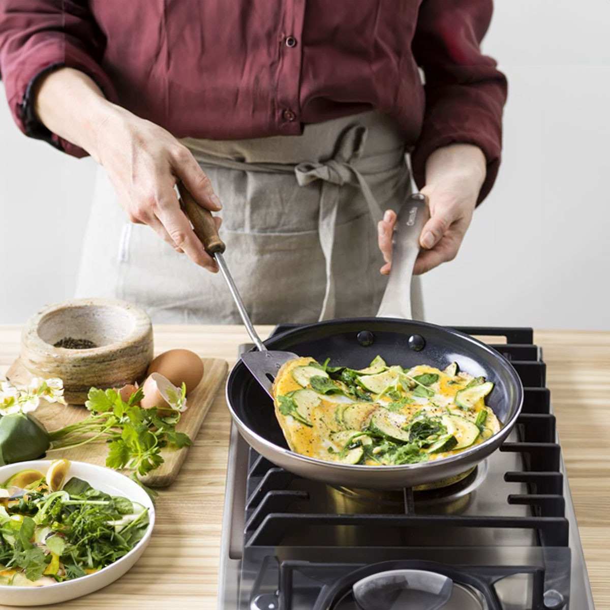 GreenPan Royal Bronze Frying Pan Set | Charlies