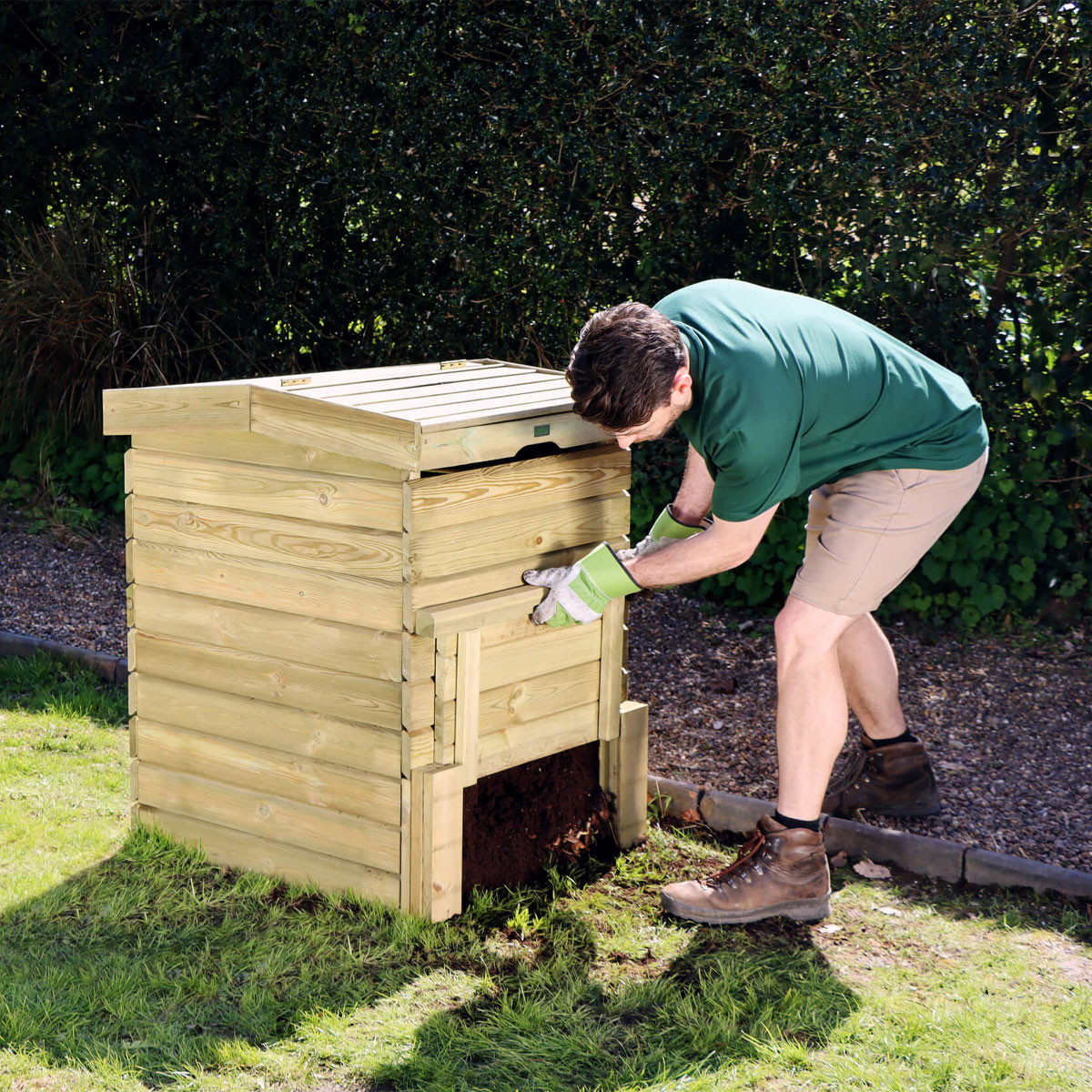 Zest Outdoor Living Eco Hive Wooden Garden Composter | Charlies