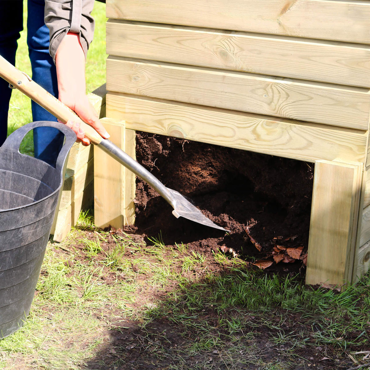 Zest Outdoor Living Eco Hive Wooden Garden Composter | Charlies
