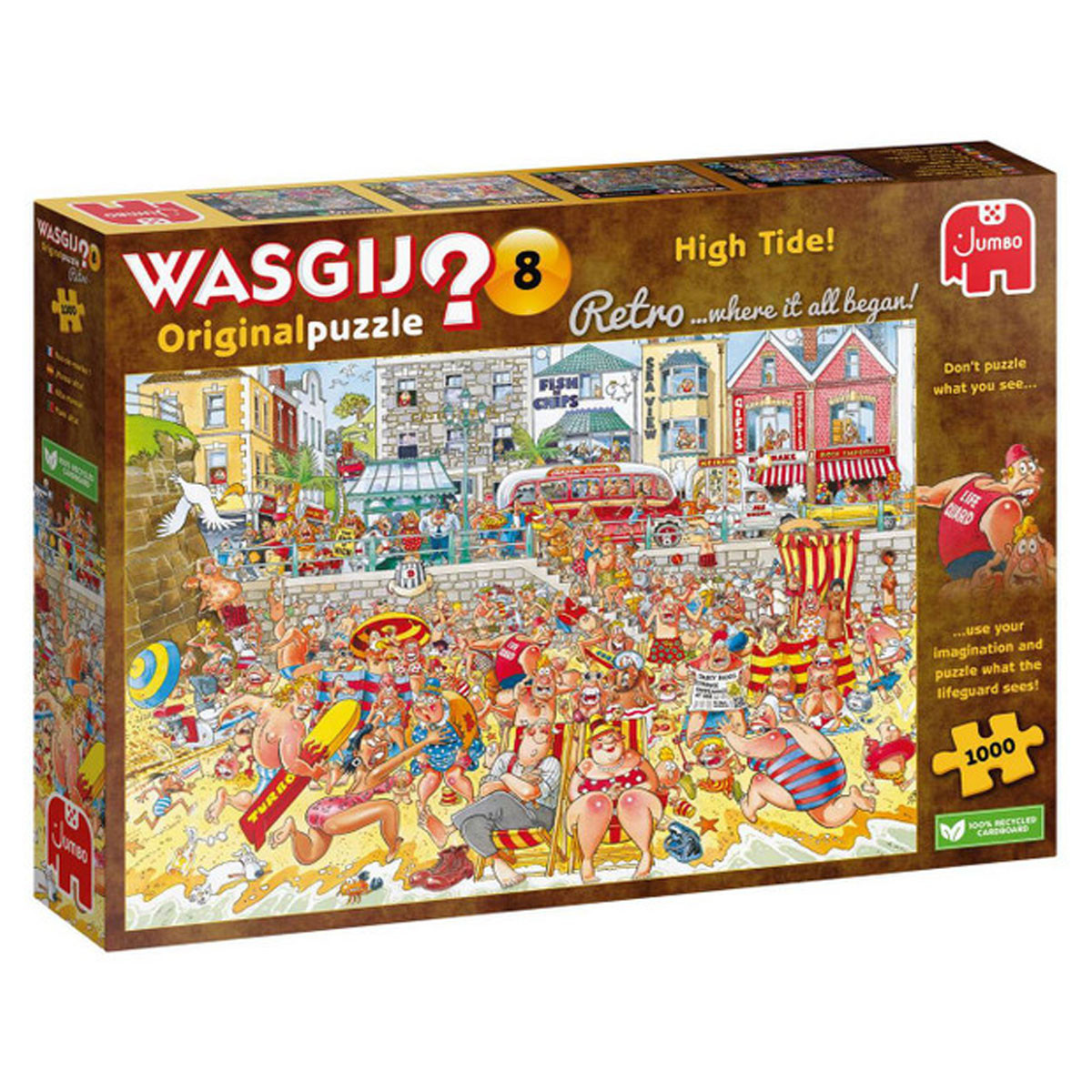 Wasgij Retro Original 8 High Tide Jigsaw Puzzle - 1000 Pieces | Charlies