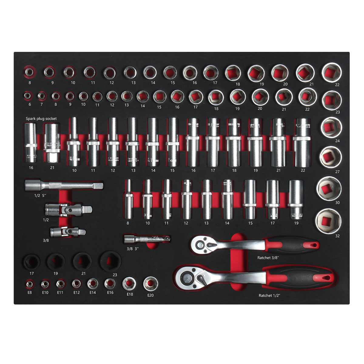 278 Piece Tool Set in Roller Cabinet | Charlies